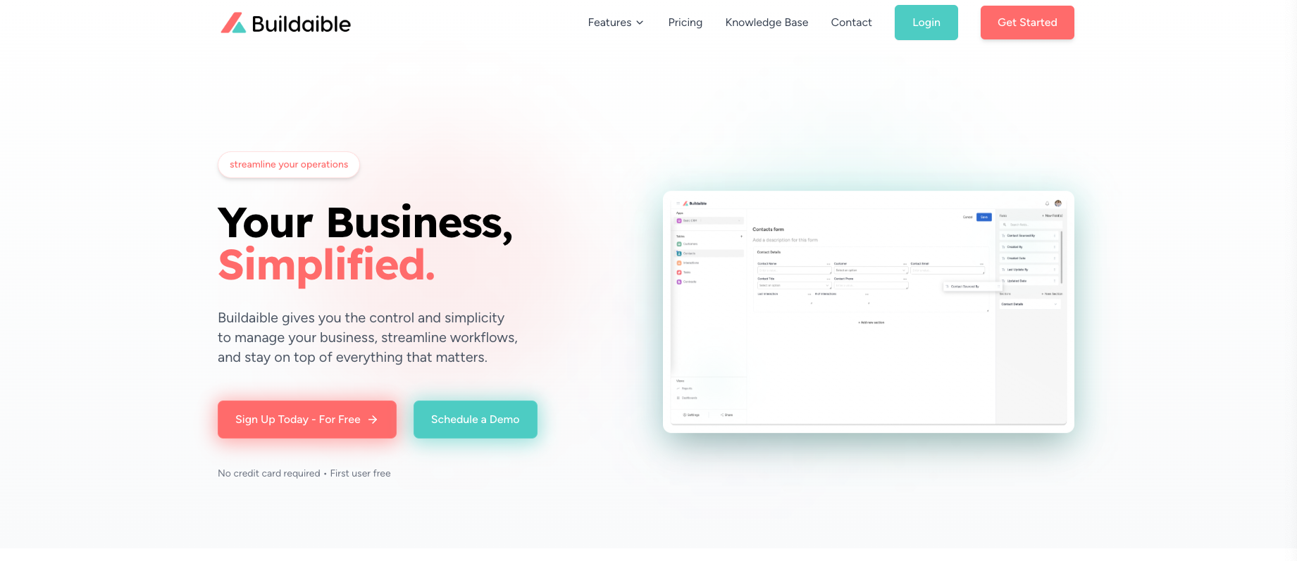 Buildaible AI Powered No Code App Builder Buildaible AI Powered No Code App Builder